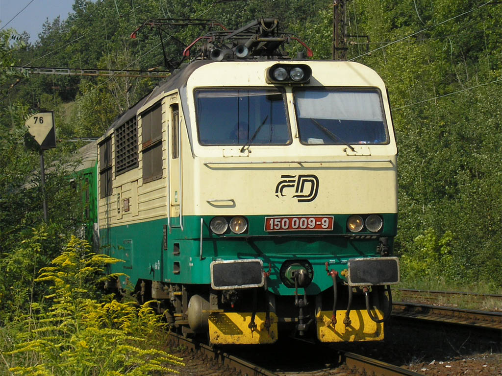 GC1T8RW Elektricke lokomotivy - rady 150, 151 (Unknown Cache) in Hlavní ...